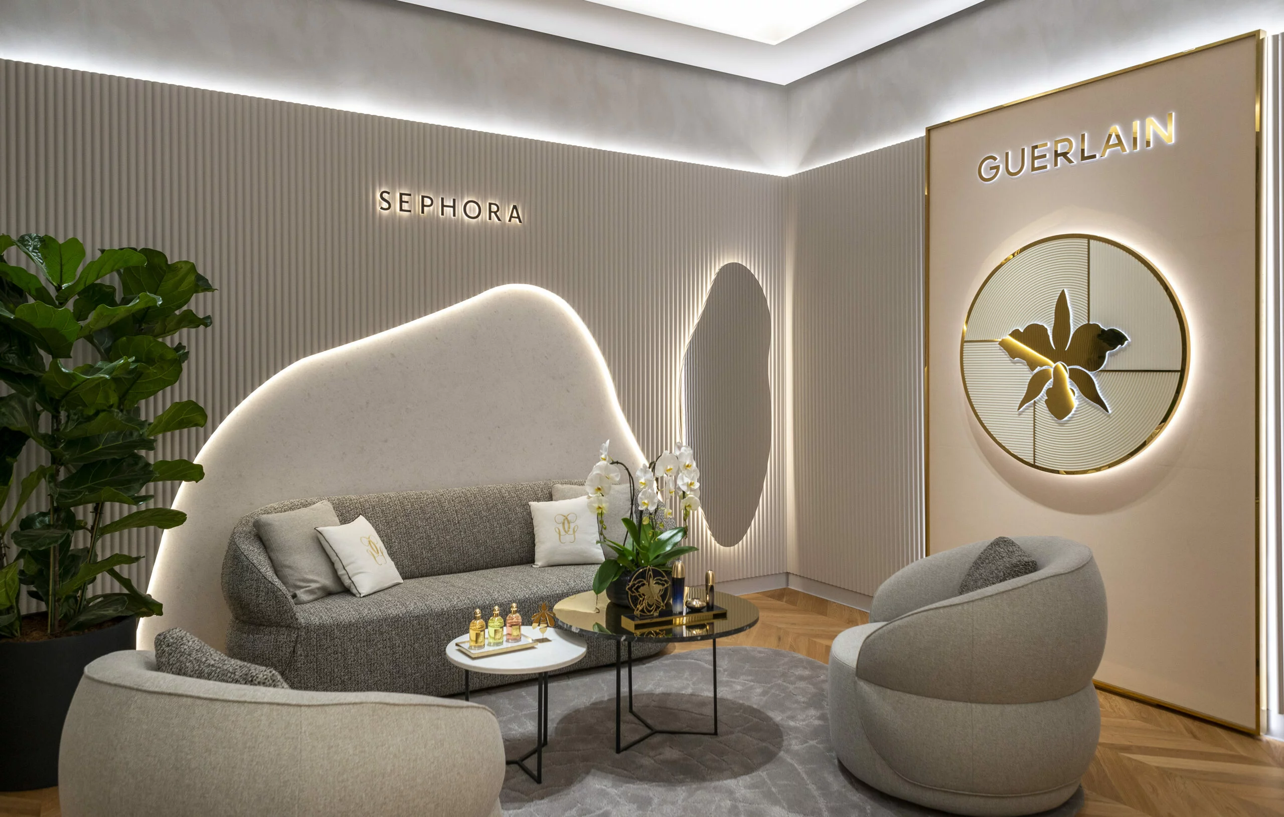 Un carré VIP au coeur du nouveau Sephora - L2A Agencement