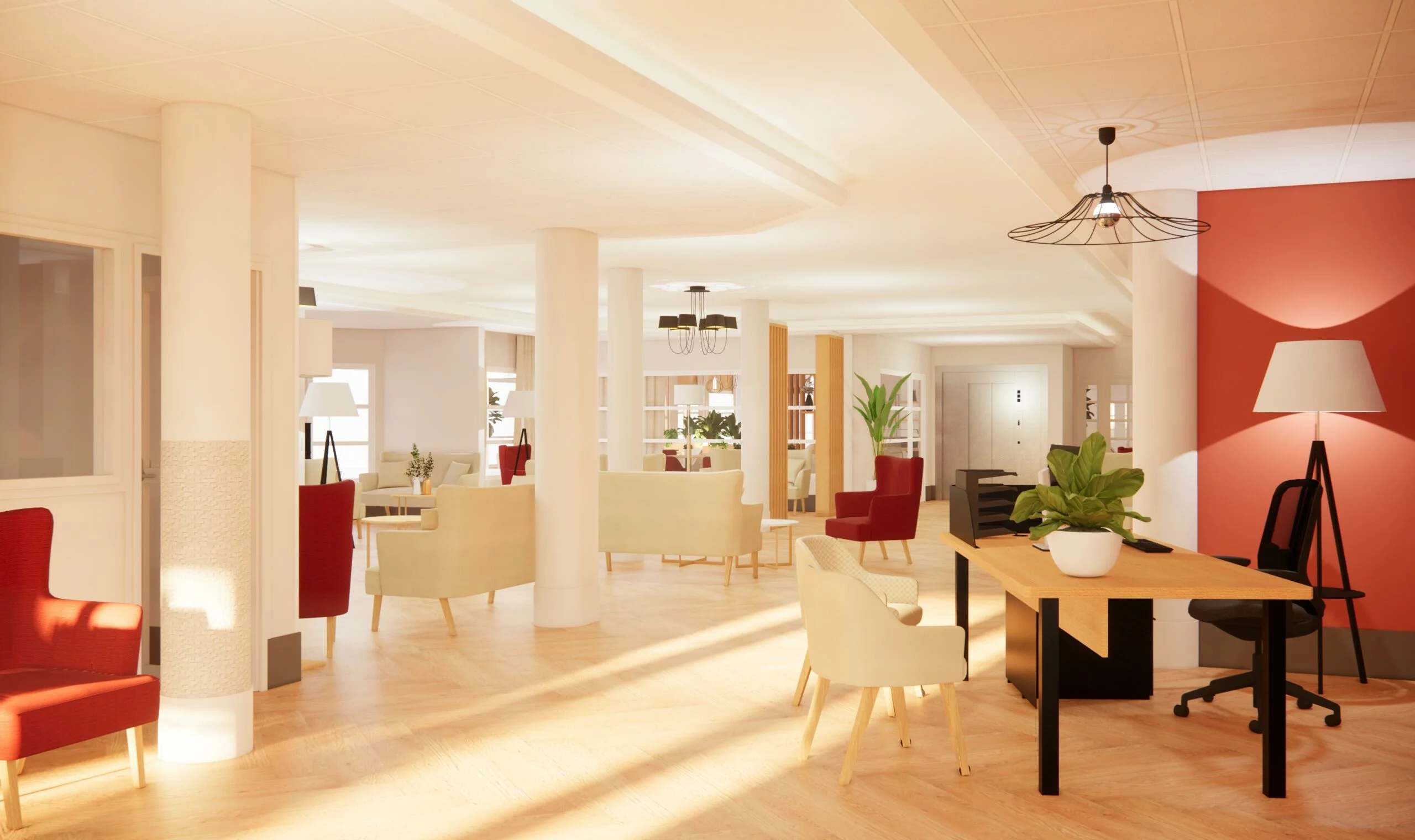 Rénovation de résidences-services Korian - L2A Agencement