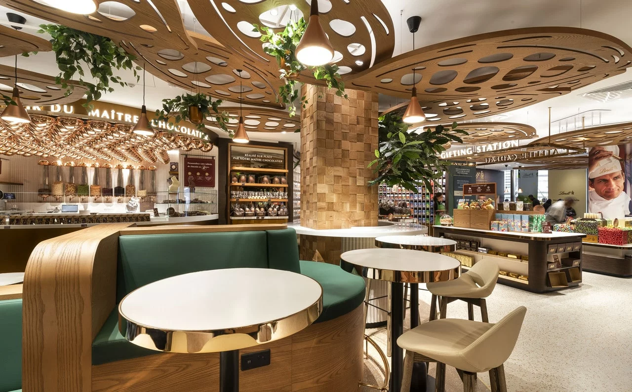 Réalisation du flagship de LINDT - L2A Agencement