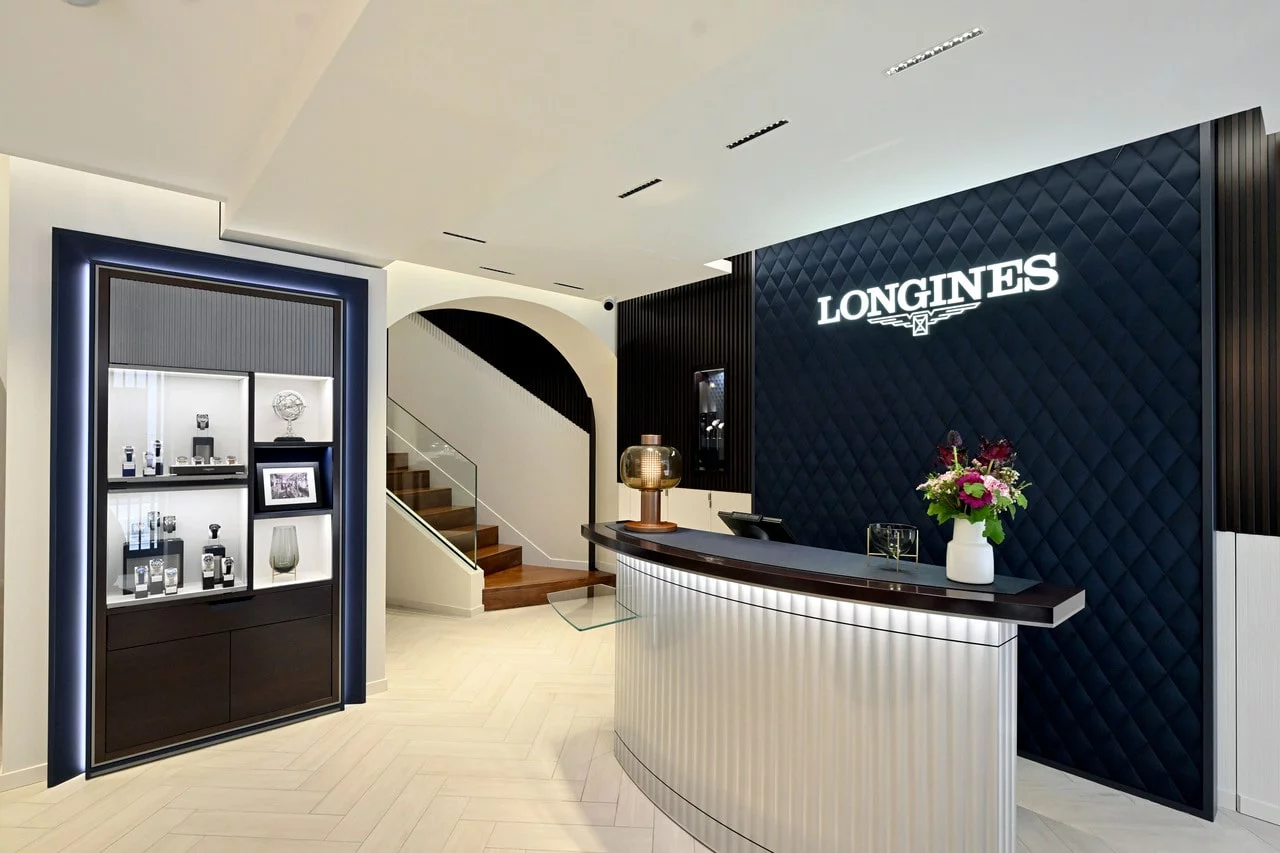 Réalisation de la boutique LONGINES à Paris - L2A Agencement