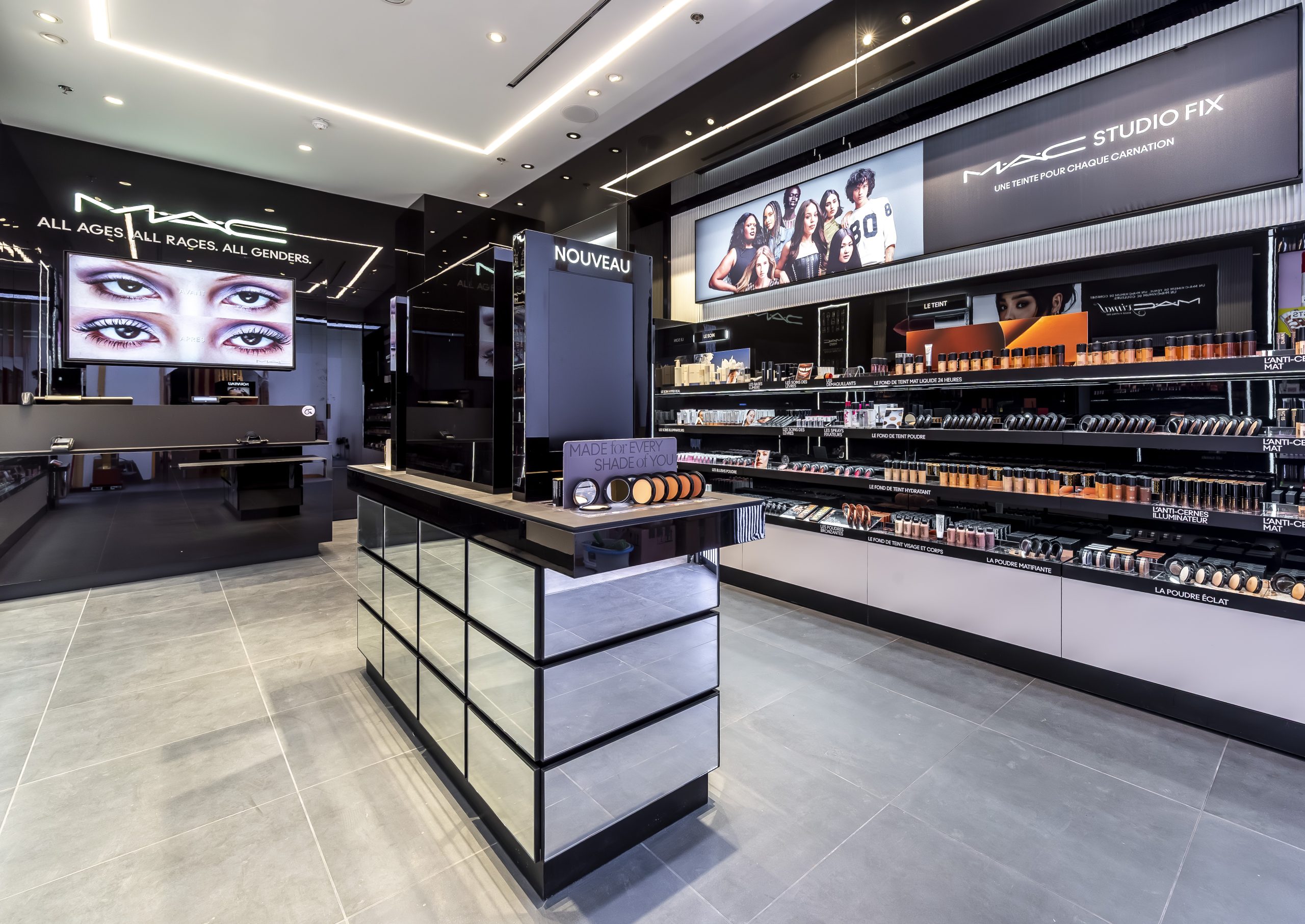 Mac Paris : 80 m² pour incarner la nouvelle image de la marque - L2A Agencement
